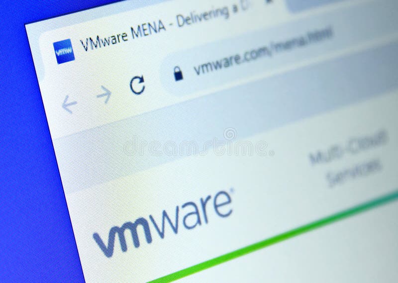 VMware Computer Software Company Logo Editorial Stock Photo - Image of ...