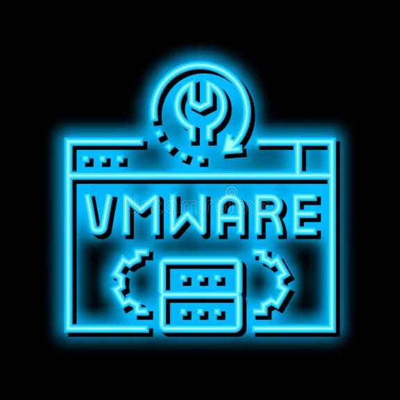 Vmware Data Recovery Neon Glow Icon Illustration Stock Vector ...