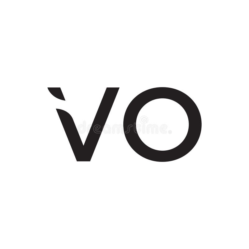 Vo Initial Letter Vector Logo Icon Stock Vector - Illustration of ...