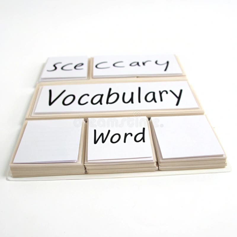 Vocabulary Flashcards Stock Illustrations – 669 Vocabulary Flashcards ...