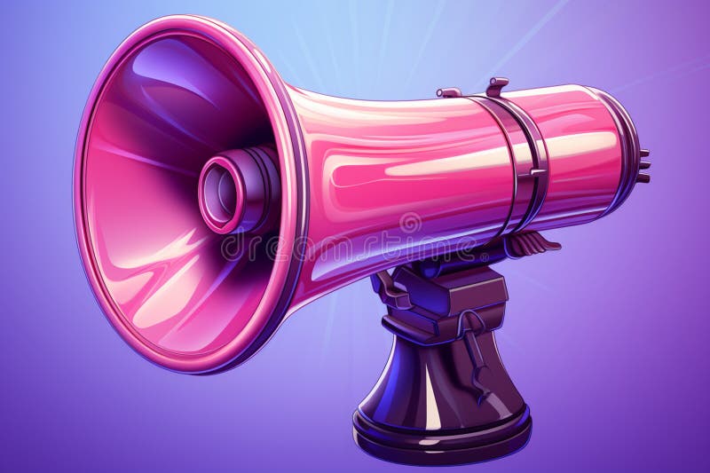 Depicting Megaphones Stock Illustrations – 13 Depicting Megaphones ...