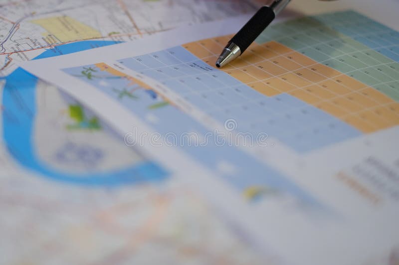Vocation Plan. Trip and Travel Plan Stock Image - Image of summer ...