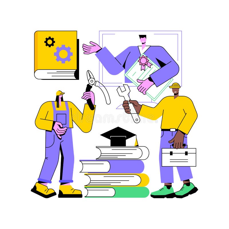 Vocational Education Abstract Concept Vector Illustration. Stock Vector ...