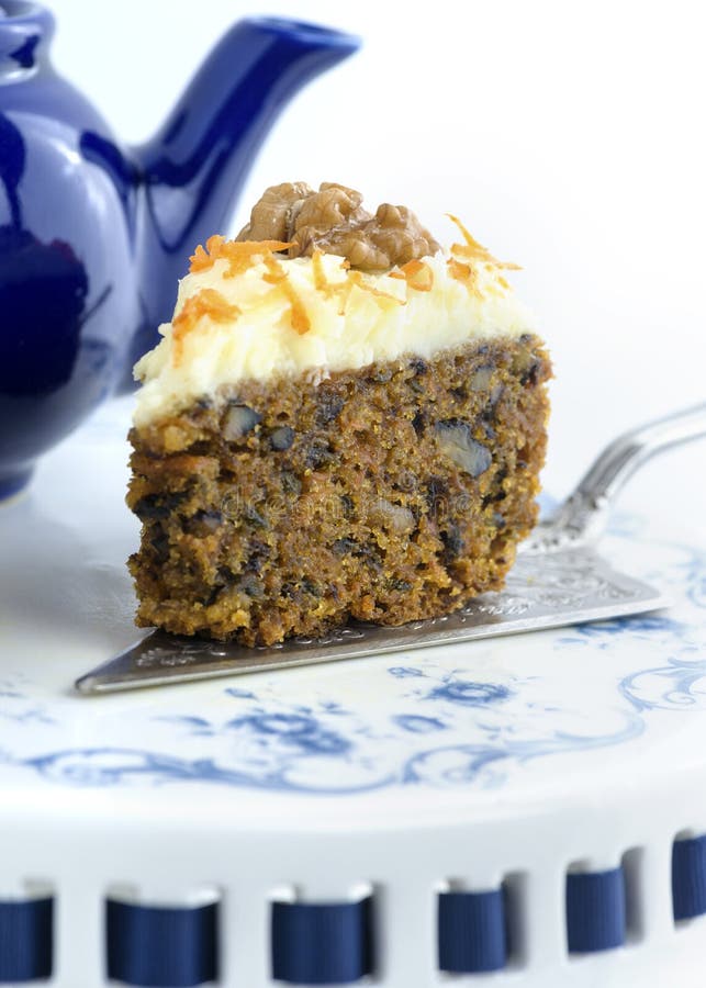 Vochtige Cake Met Sinaasappel En Chocolade Stock Afbeelding - Image of ...