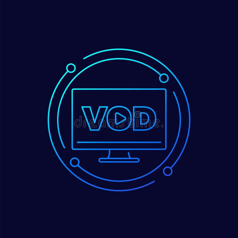 Vod Icon Stock Illustrations – 148 Vod Icon Stock Illustrations ...