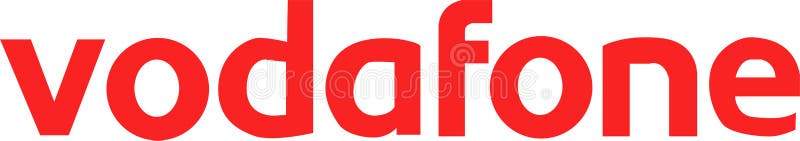 Vodafone Logo Vector , Telecom Company Typography, Telecommunications ...