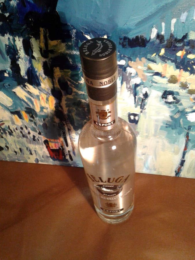 Vodka Beluga editorial photography. Image of europe - 111206392