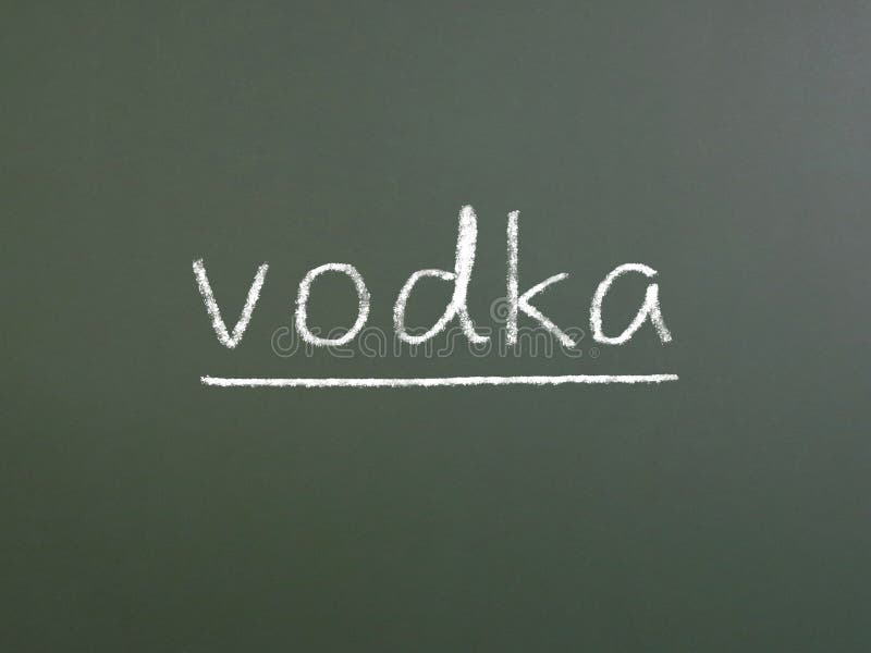 Vodka Concept Word stock illustration. Illustration of handwritten ...