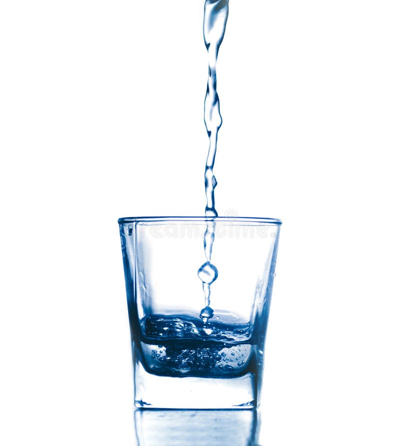 Vodka in Glass stock photo. Image of flowing, pouring - 100390210