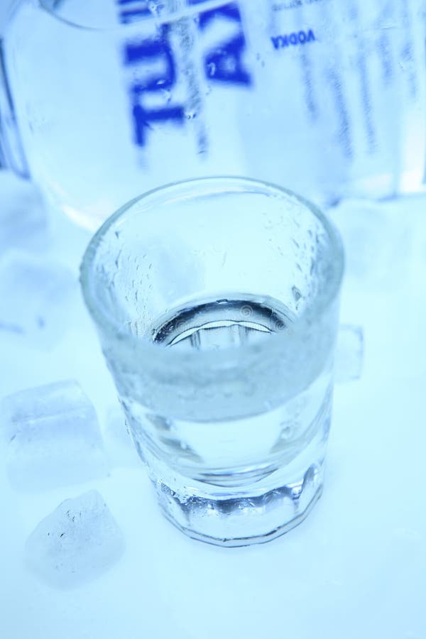 Vodka & ice stock photo. Image of movement, clean - 12049952