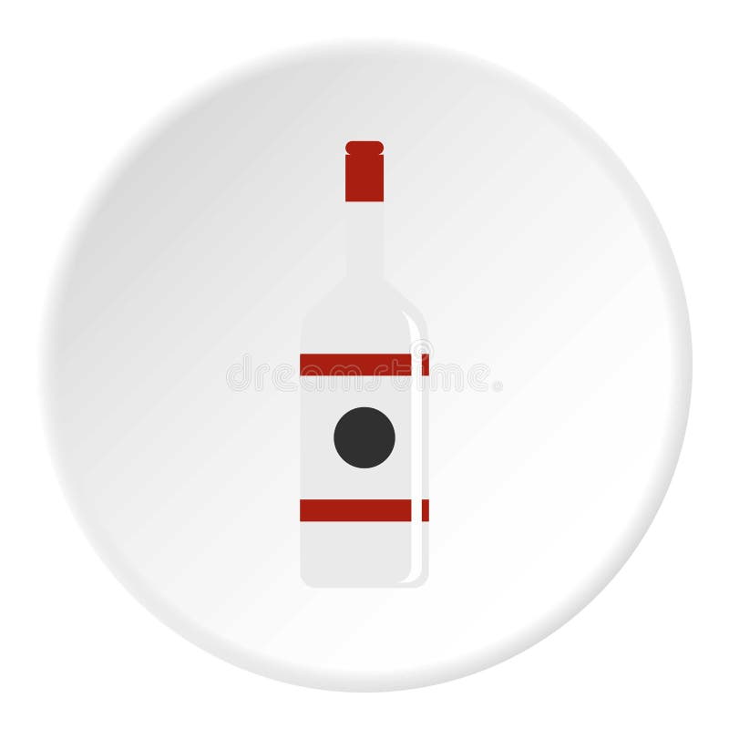 Vodka icon, cartoon style stock vector. Illustration of drunk - 82605039