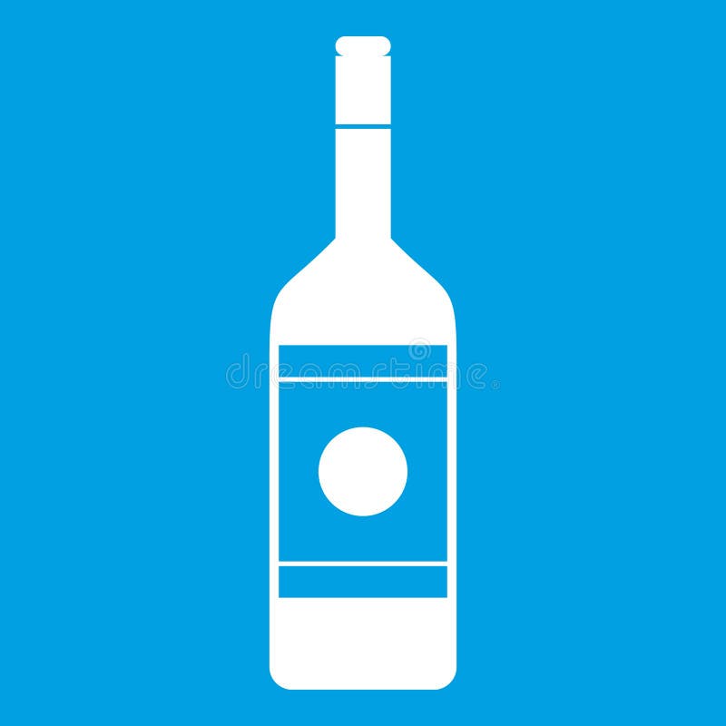 Vodka icon, cartoon style stock vector. Illustration of drunk - 82605039