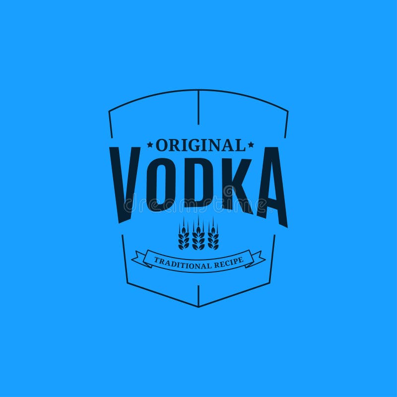 Label design - vodka stock vector. Illustration of collection - 12539309