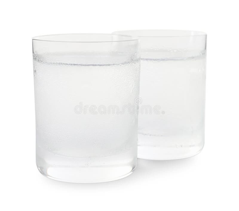 Vodka in Shot Glasses on White Background Stock Image - Image of cool ...