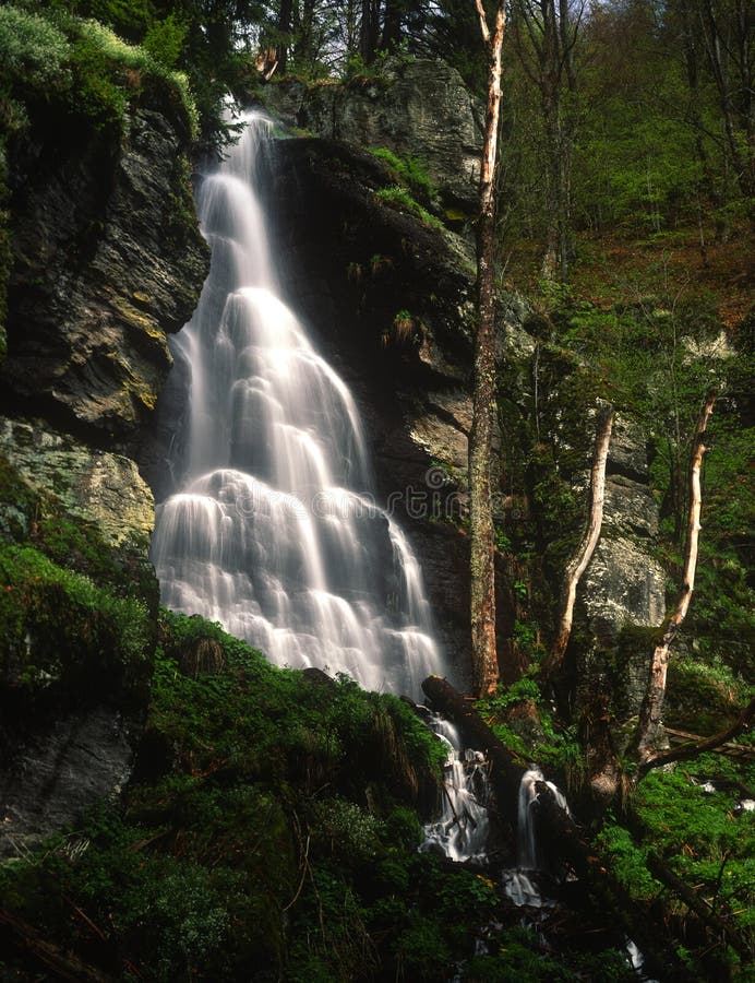 Vodopad Bystre waterfall stock image. Image of nature - 86981943