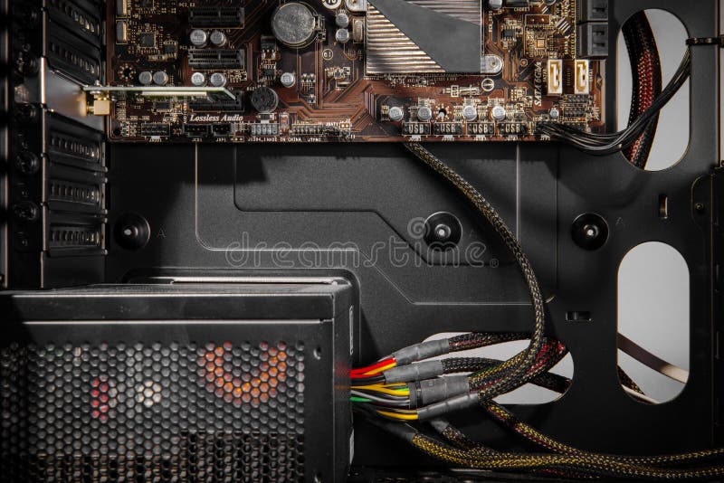 Component Van Mainboardcomputer Stock Foto - Image of microchip ...