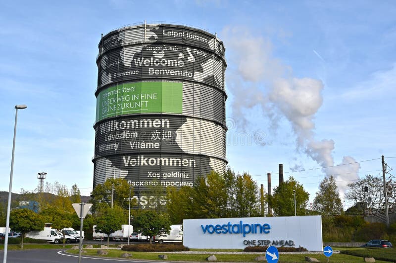 Voestalpine Steelworks in Linz, Upper Austria Editorial Stock Photo ...
