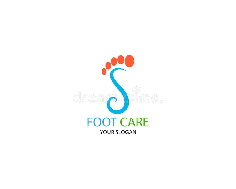 Voetmassage Logo Template Design Vector Embleem Ontwerpconcept Creatief Symbool Pictogram