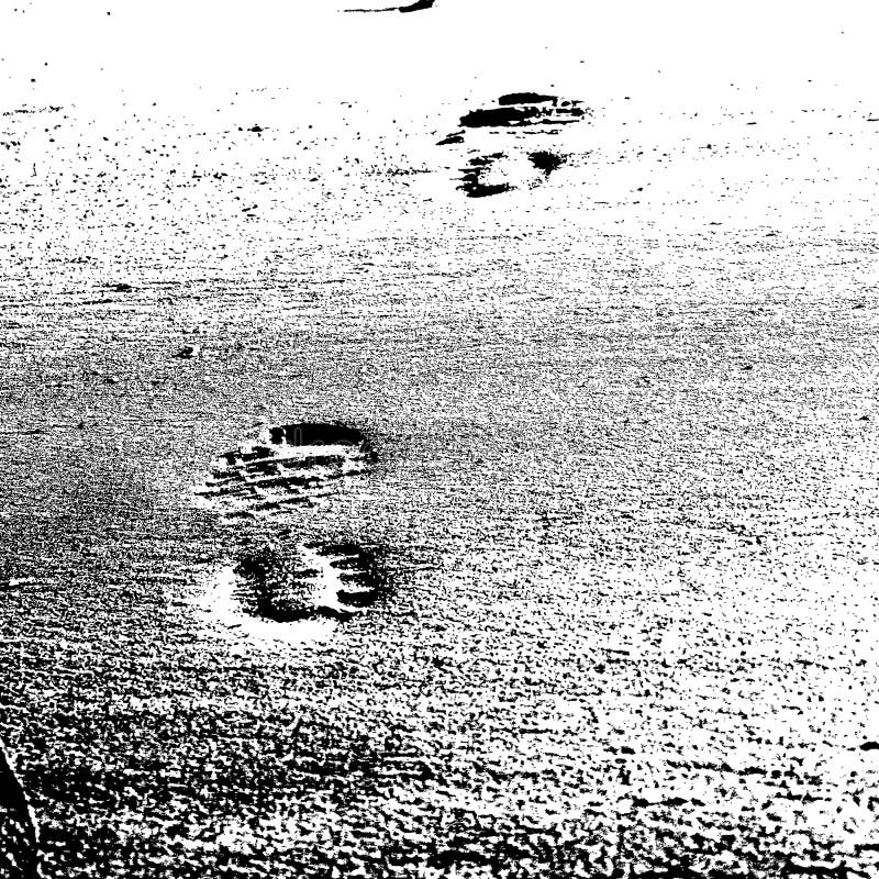 Voetspoor stock illustratie. Illustration of toevallig - 42773894