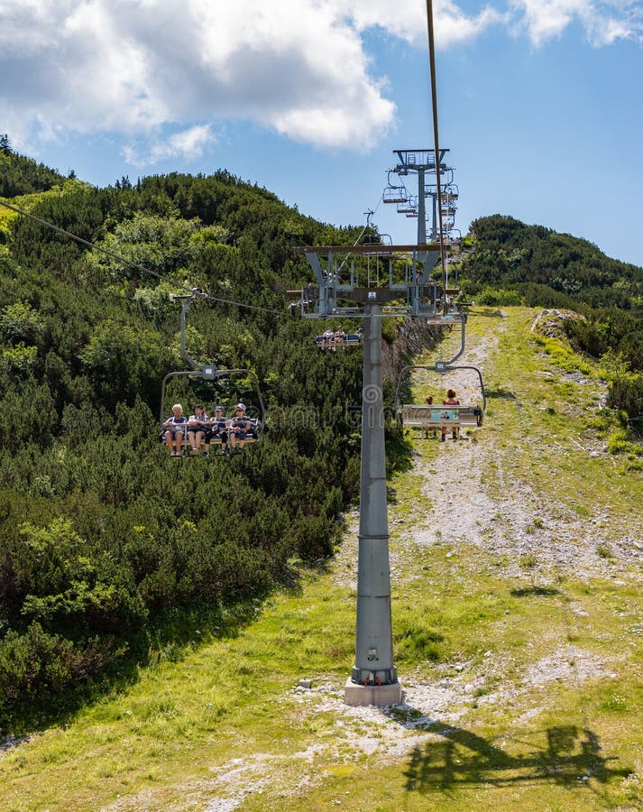 Vogel Ski Lifts stock photo. Image of sports, landscape - 228667100