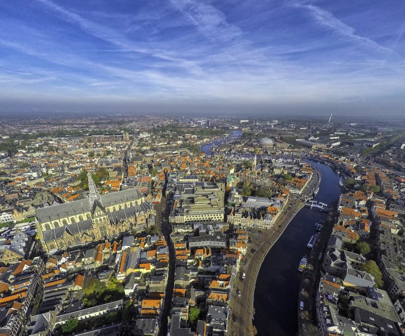 Vogelperspektive Des Stadtzentrums Von Haarlem Stockbild - Bild von ... Vogelperspektive Des Stadtzentrums Von Haarlem Stockbild - Bild von ...