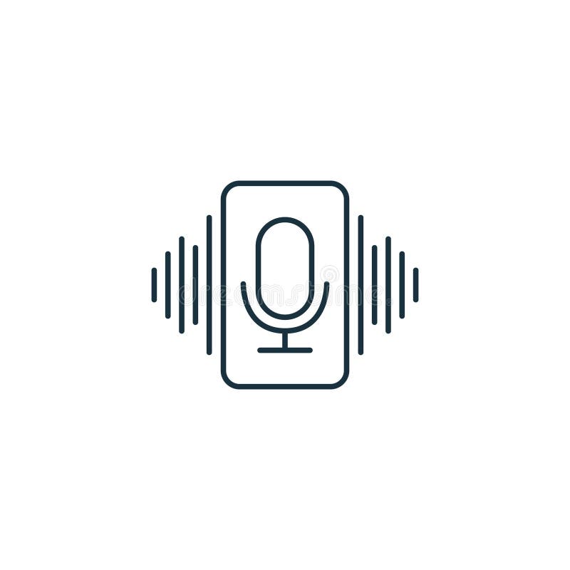 Voice Assistant Icon Monochrome Simple Virtual Assistant Icon For Templates Web Design And