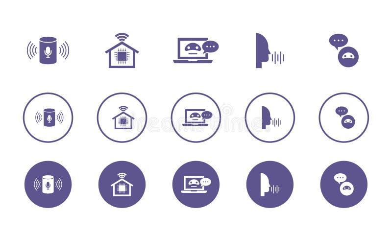 Voice Assistant, Smart Home, Virtual Stock Vector - Illustration of ...