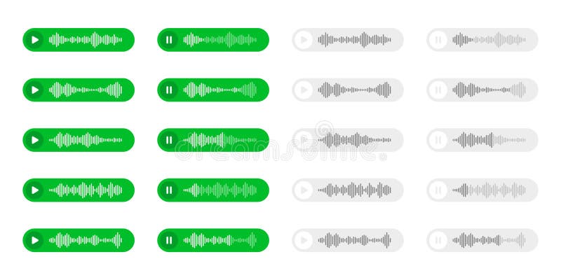 Voice, Audio Message, Speech Bubble. SMS Text Frame. Social Media Chat ...