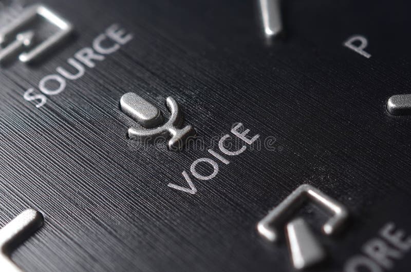 Voice button stock photo. Image of macro, dial, blue - 24507878