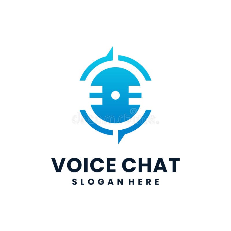 Voice chat logo vector stock vector. Illustration of driver - 235227603