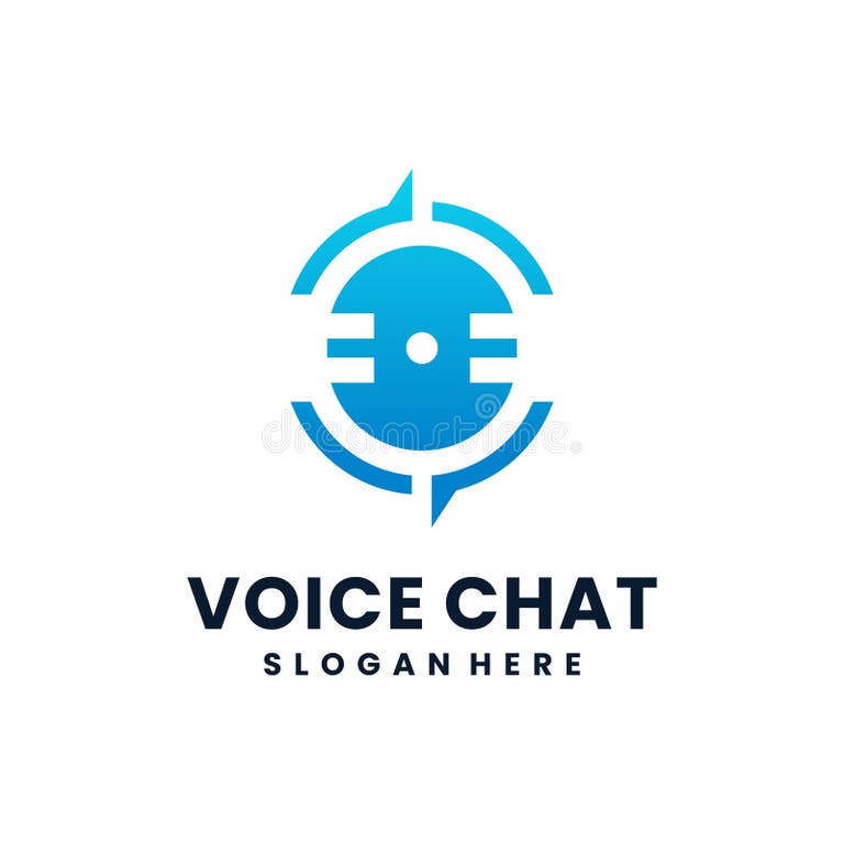 Voice chat logo vector stock vector. Illustration of driver - 235227603