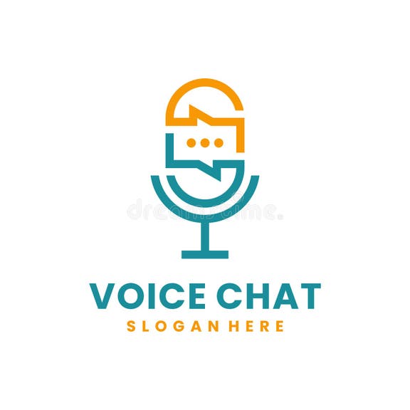 Voice chat logo vector stock vector. Illustration of creative - 235227696