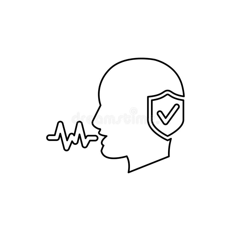 Voice Check Icon,on a White Background, Vector Illustration Stock ...