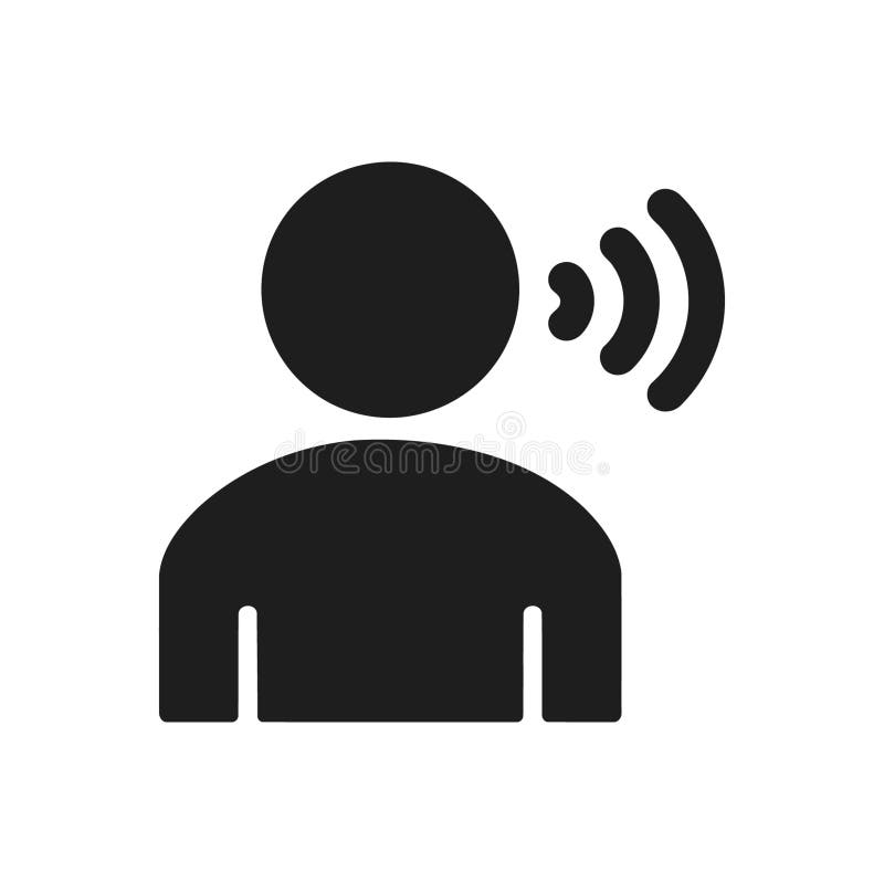 Voice Communication Icon stock vector. Illustration of sound - 361856656