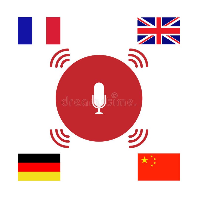 Languages Flag Set stock vector. Illustration of flag - 30457394