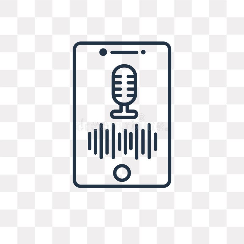 Talking Vector Icon Isolated on Transparent Background, Linear T Stock ...