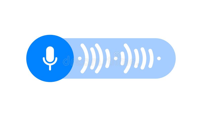 Voice Message Bubble, Audio Chat or Messenger Interface, Vector UI UX ... Voice Message Bubble, Audio Chat or Messenger Interface, Vector UI UX ...