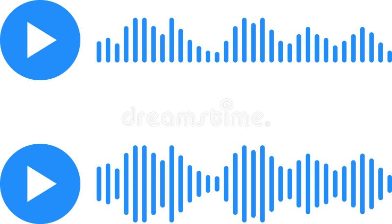 Voice Message Icon - Audio Message. Message Icon Modern Flat with Voice Chat. Stock Vector ...