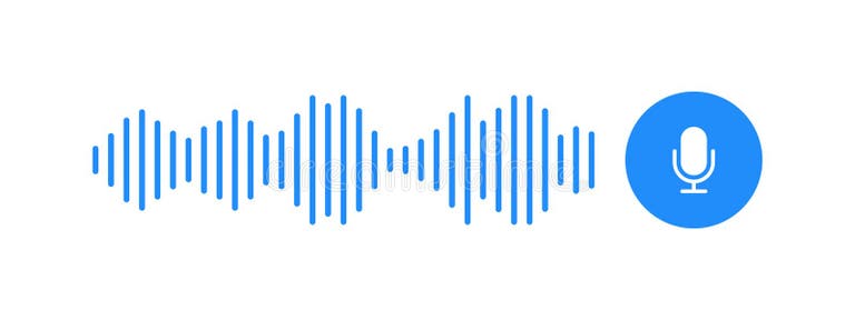 Voice Message Icon Modern Flat Vector Image. Voice Chat Icon. Podcast ...