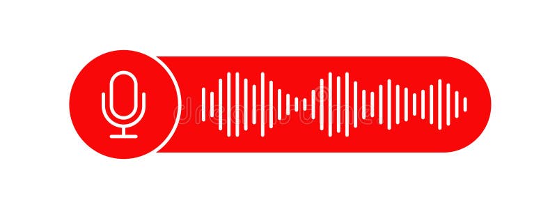 Voice Message Icon Modern Flat Vector Image. Voice Chat Icon. Podcast ...