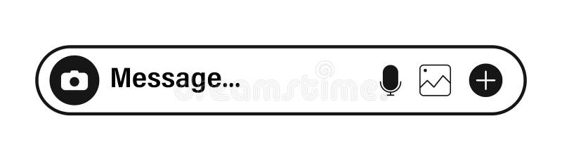 Voice Message Icon. Vector Isolated Voice Chat Symbol Stock Vector ...