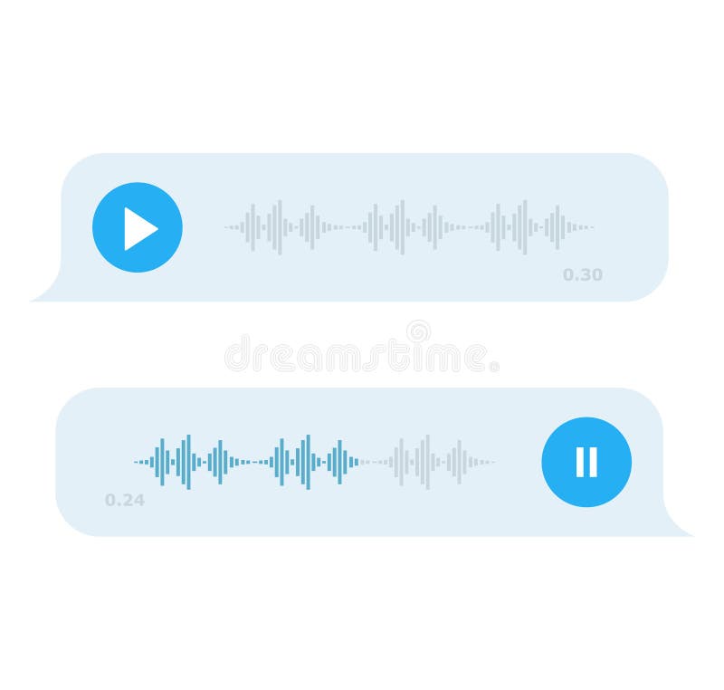 Voice Messages Icon, Event Notification. Modern Flat Style Stock ...
