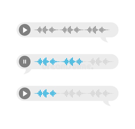 Voice Messages Icon, Event Notification. Modern Flat Style Stock ...
