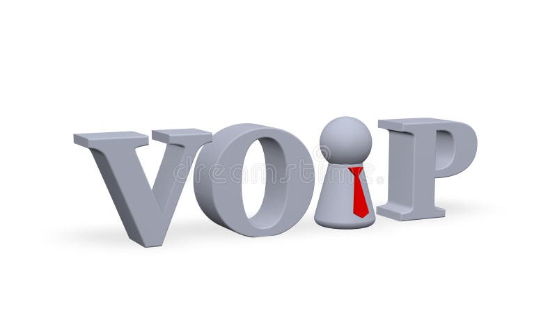 Keyboard - Voice Over IP - Red Stock Illustration - Illustration of ...