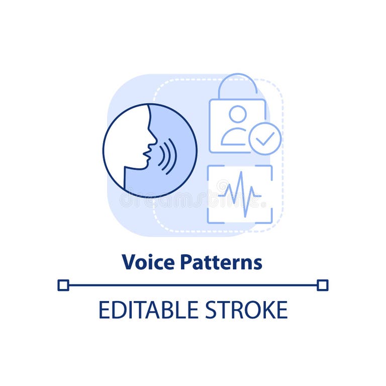 Voice Patterns Stock Illustrations – 291 Voice Patterns Stock ...