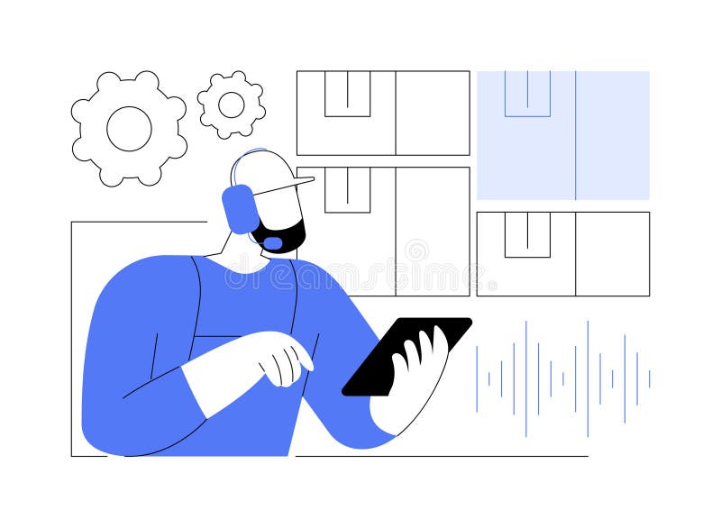 Voice Picking Isolated Cartoon Vector Illustrations. Stock Vector ...