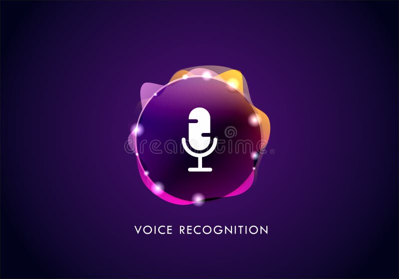 Voice Recognition Concept Flat Vector Illustration of Sound Symbol ...