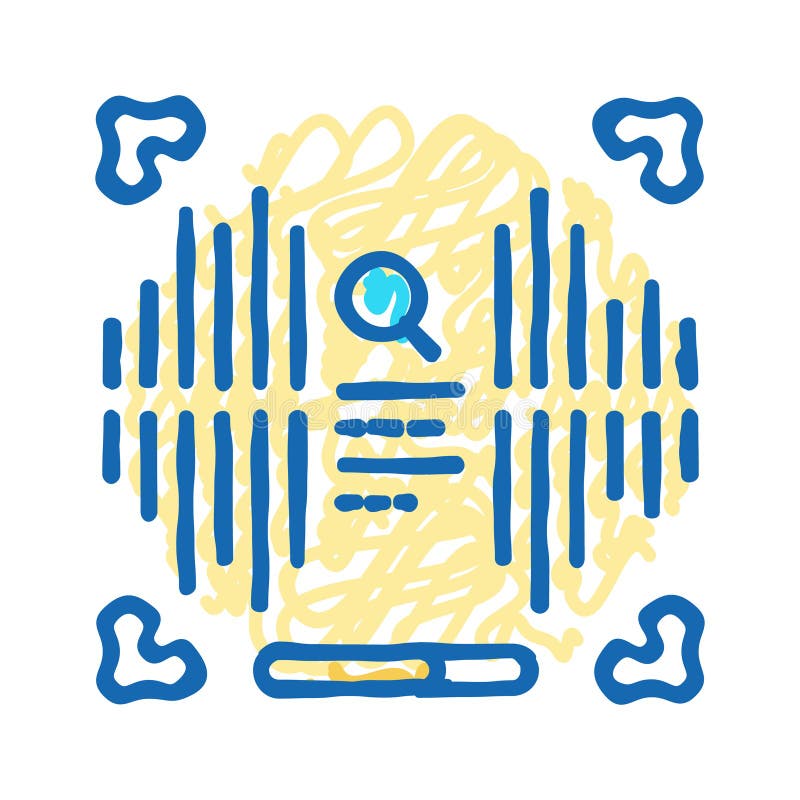 Voice Recognition Icon Doodle Illustration Stock Illustration ...