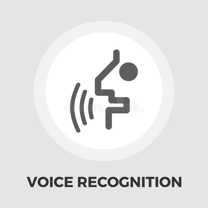 Voice recognition button. stock vector. Illustration of single - 90298743