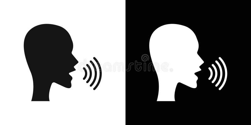 Voice Recognition Icon Logo Set Vector Stock Vector - Illustration of ...